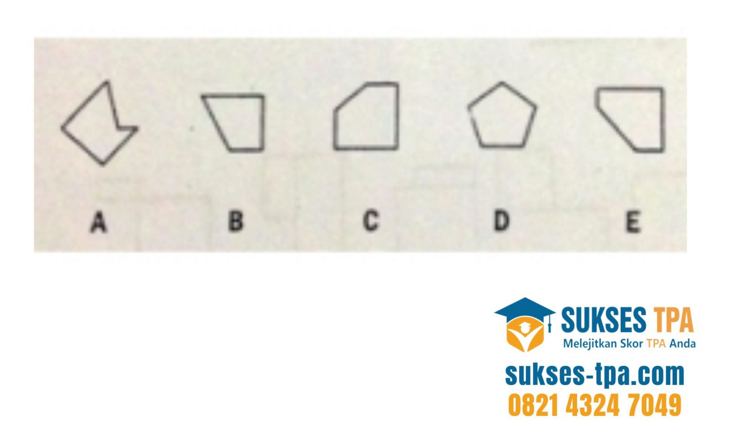 Contoh Soal TPA Spasial Terlengkap - Sukses TPA